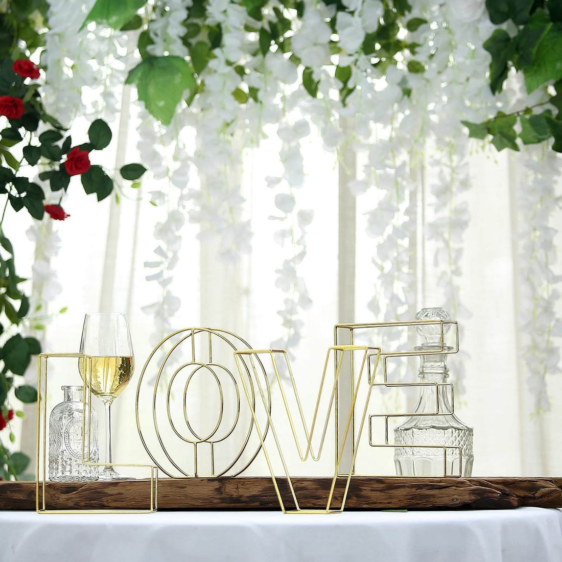 Gold 3D Wire Letter Wedding Centerpiece "Z" Letter | eFavormart