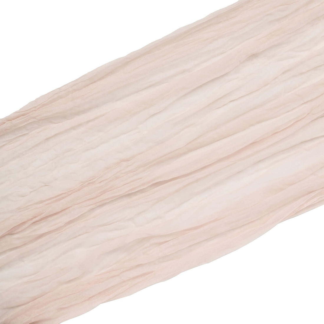 Blush Gauze Cheesecloth Draping Fabric Long Curtain 20ft | eFavormart