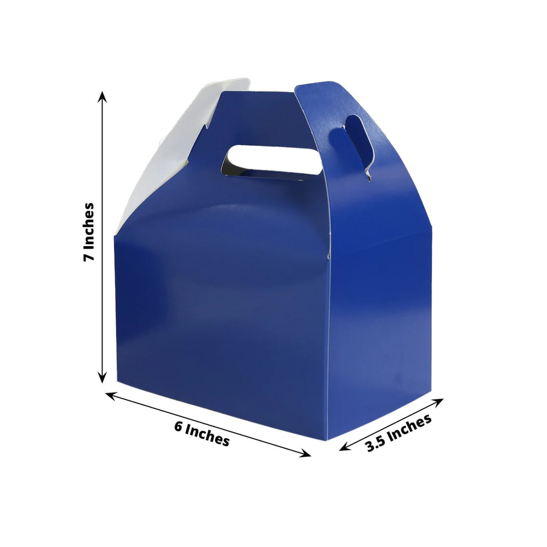 25 Pack Royal Blue Candy Treat Boxes | eFavormart