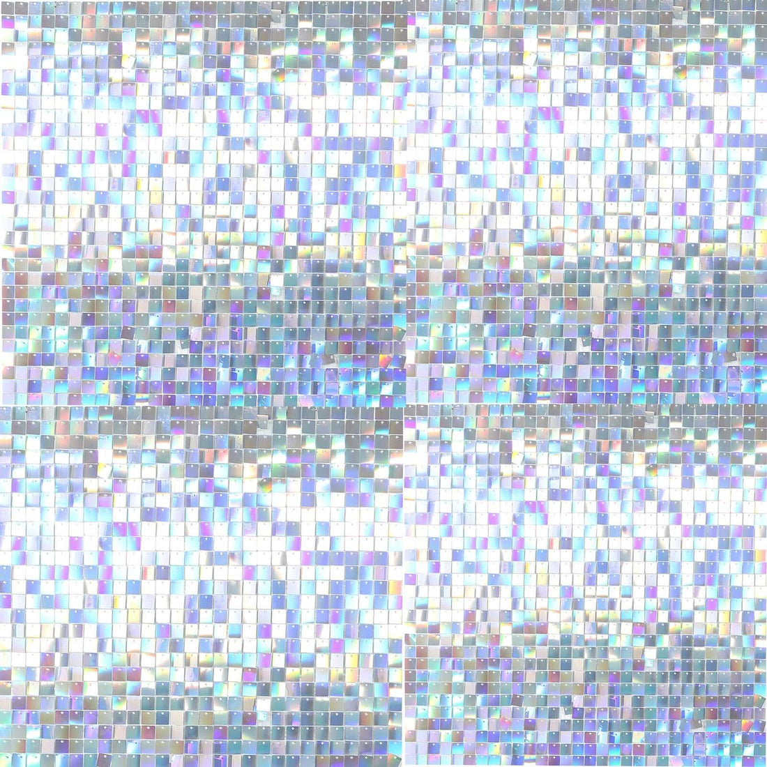 Iridescent Blue Sequin Wall Photo Backdrop | eFavormart