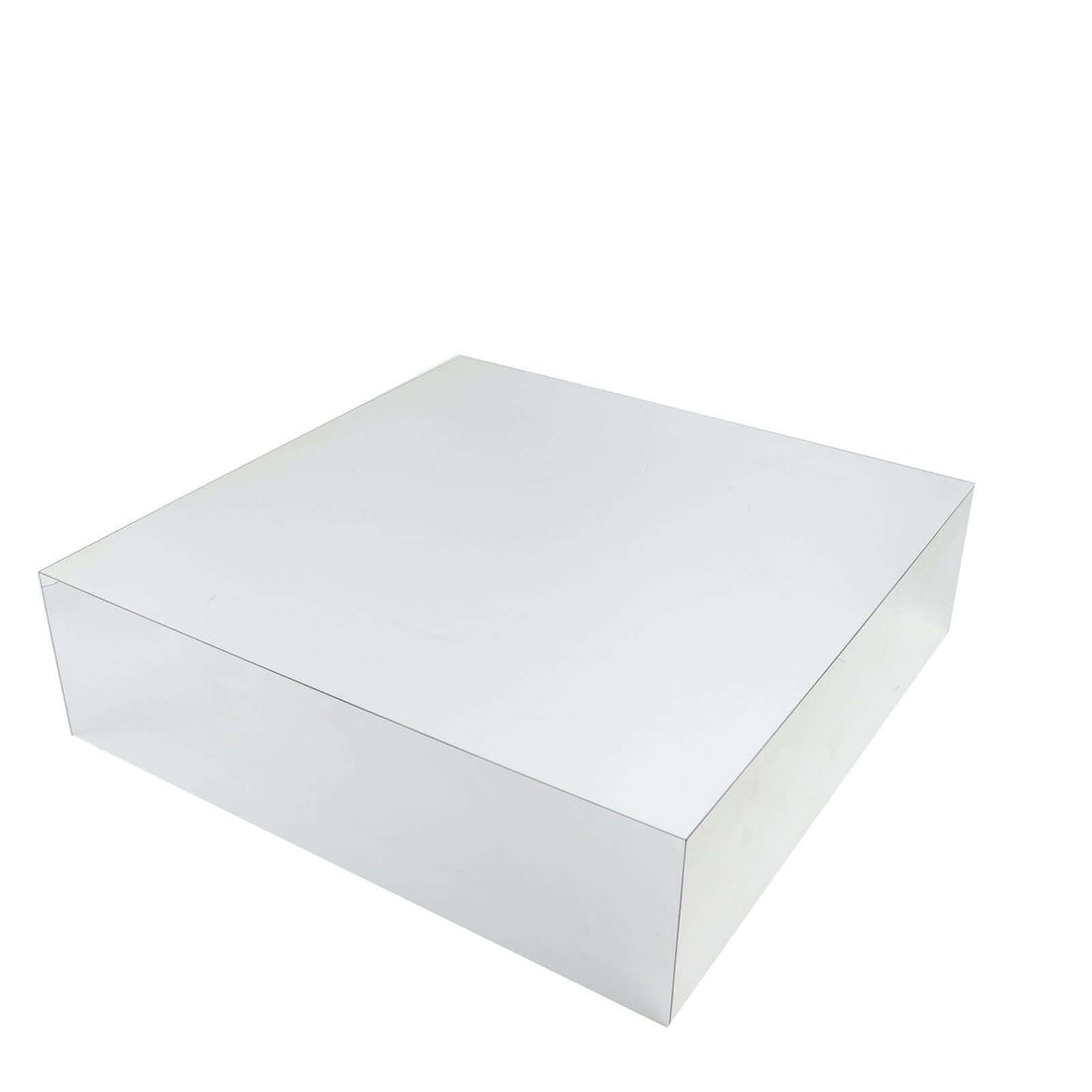 Silver Acrylic Cake Box Stand 18x18" | eFavormart