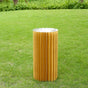 Gold Cylinder Pillar Pedestal Stand 24" | eFavormart
