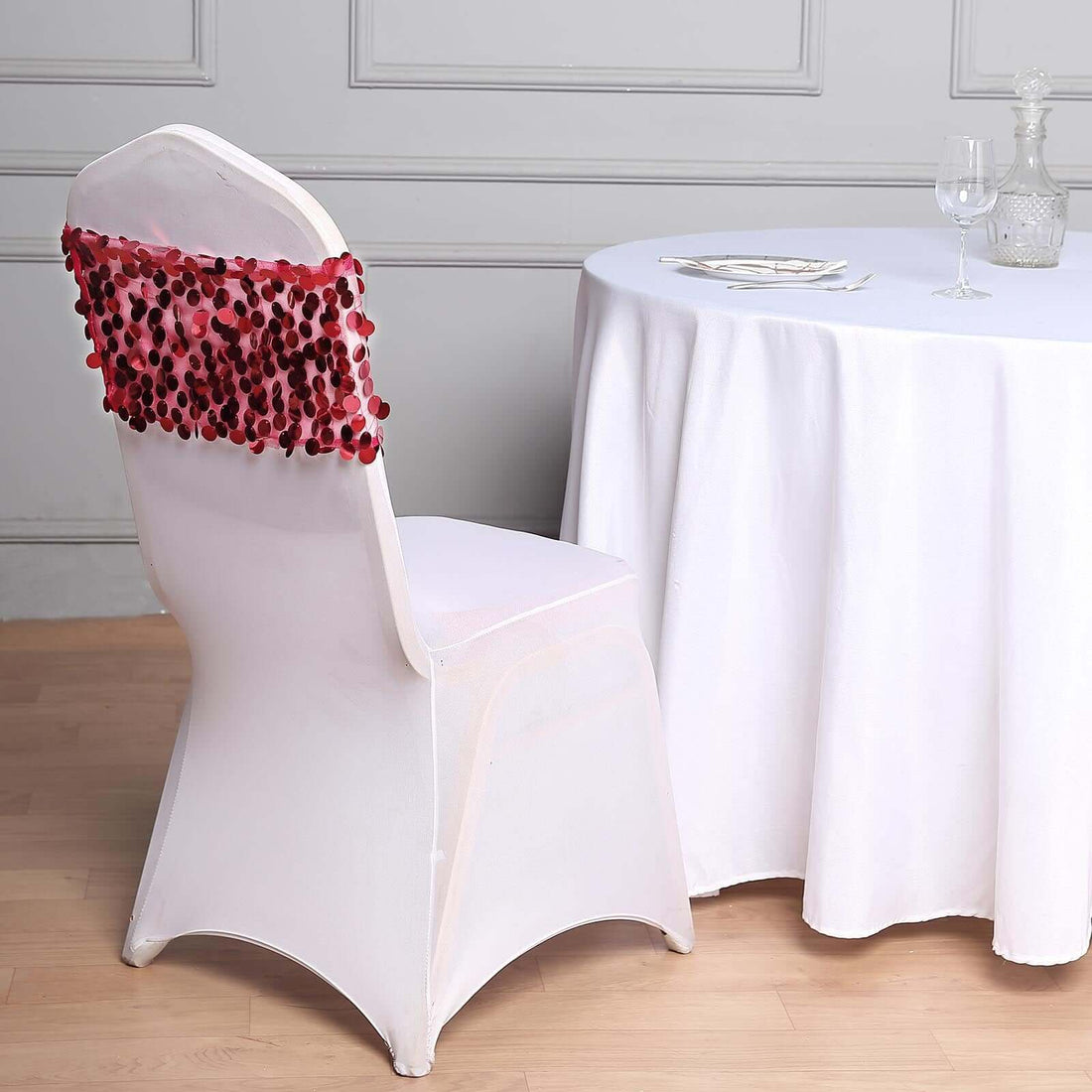 Spandex Banquet Chair Cover 220GSM White | eFavormart