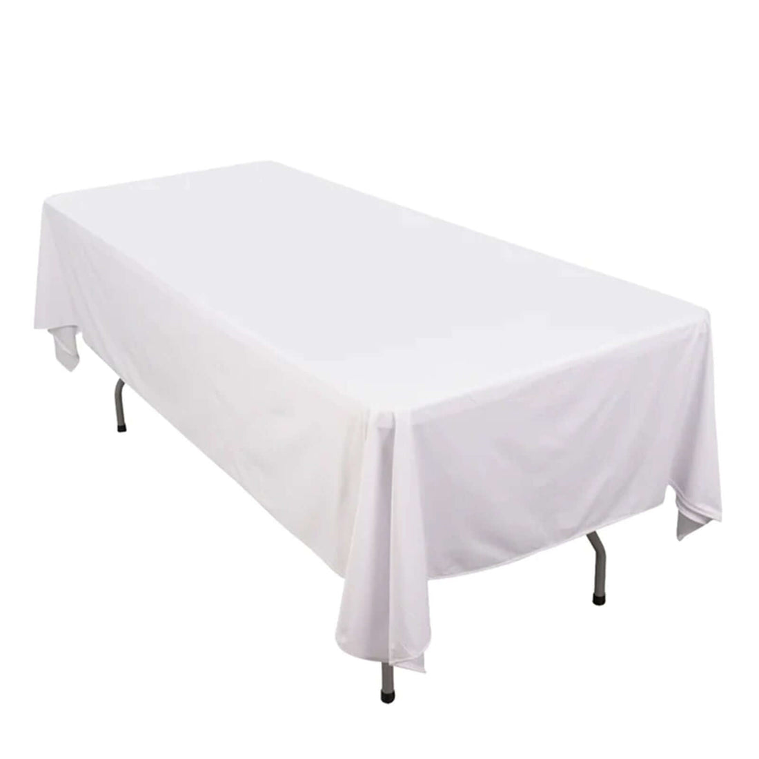 Scuba Tablecloth 60"x102" White | eFavormart