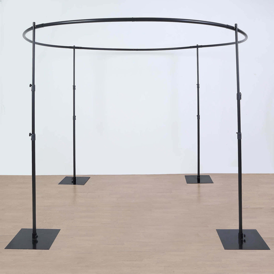 10ft 4-Post Black Metal Wedding Arch | eFavormart