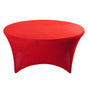 Stretch Spandex Tablecloth 60in Red | eFavormart
