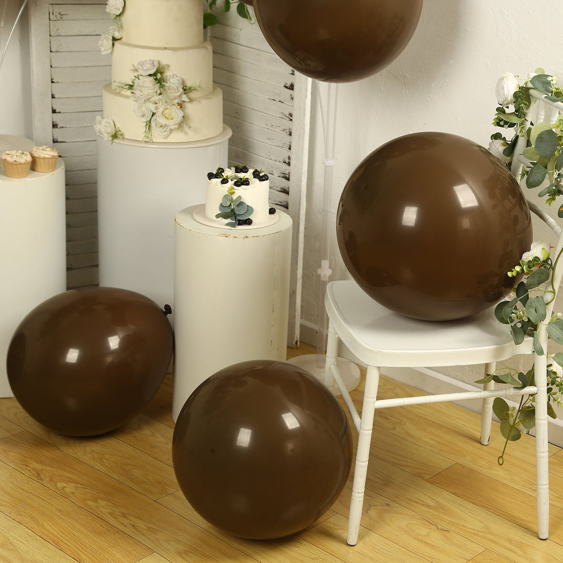Matte Cinnamon Brown Biodegradable Balloon 18" | eFavormart