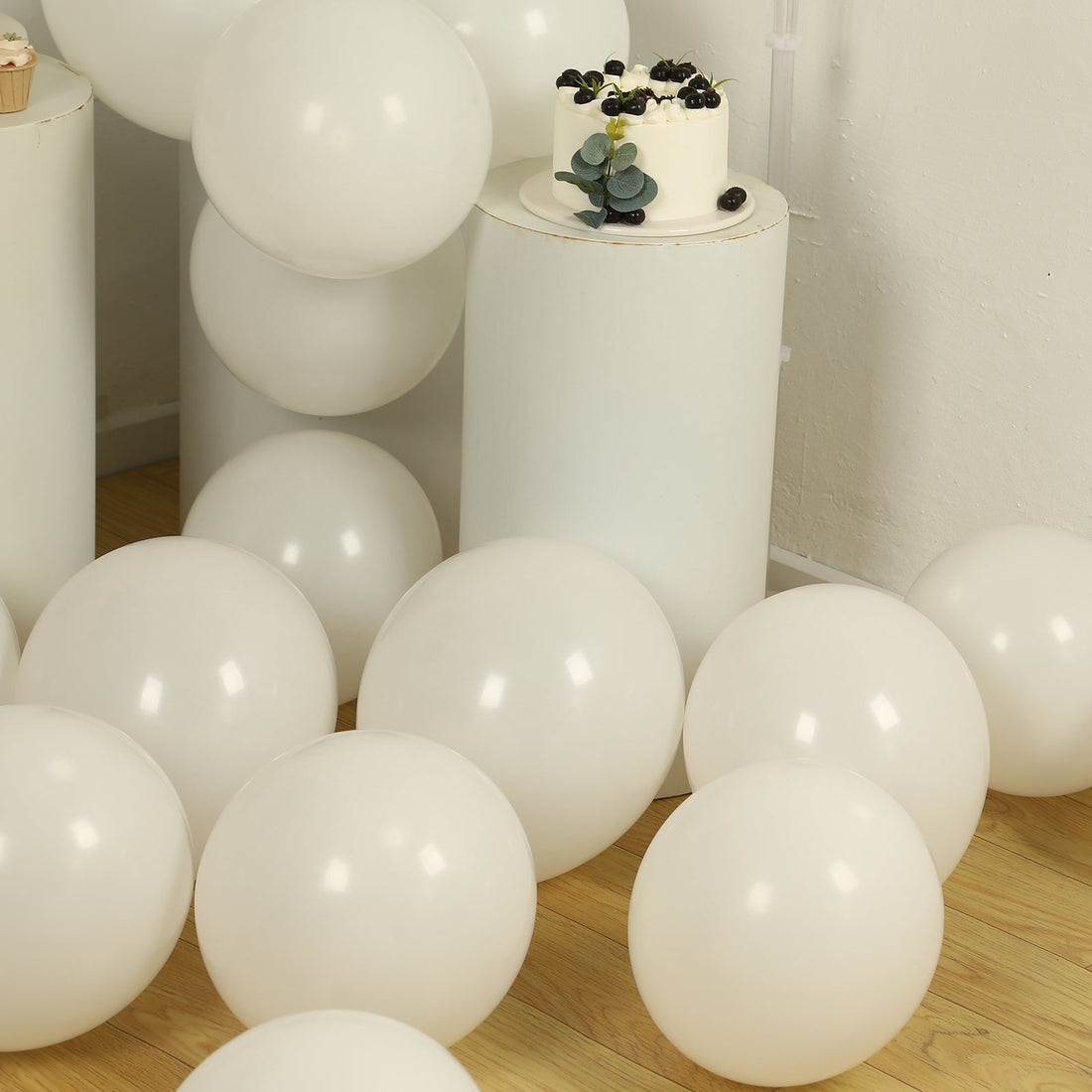 12" Pastel Off White Biodegradable Latex Balloons | eFavormart