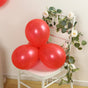 Shiny Pearl Red Biodegradable Balloons 12" | eFavormart