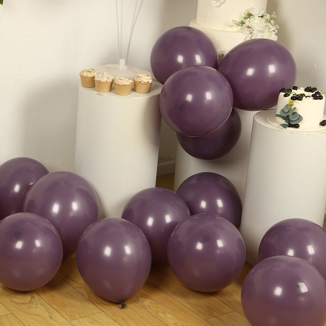 12" Pastel Violet Biodegradable Latex Balloons | eFavormart