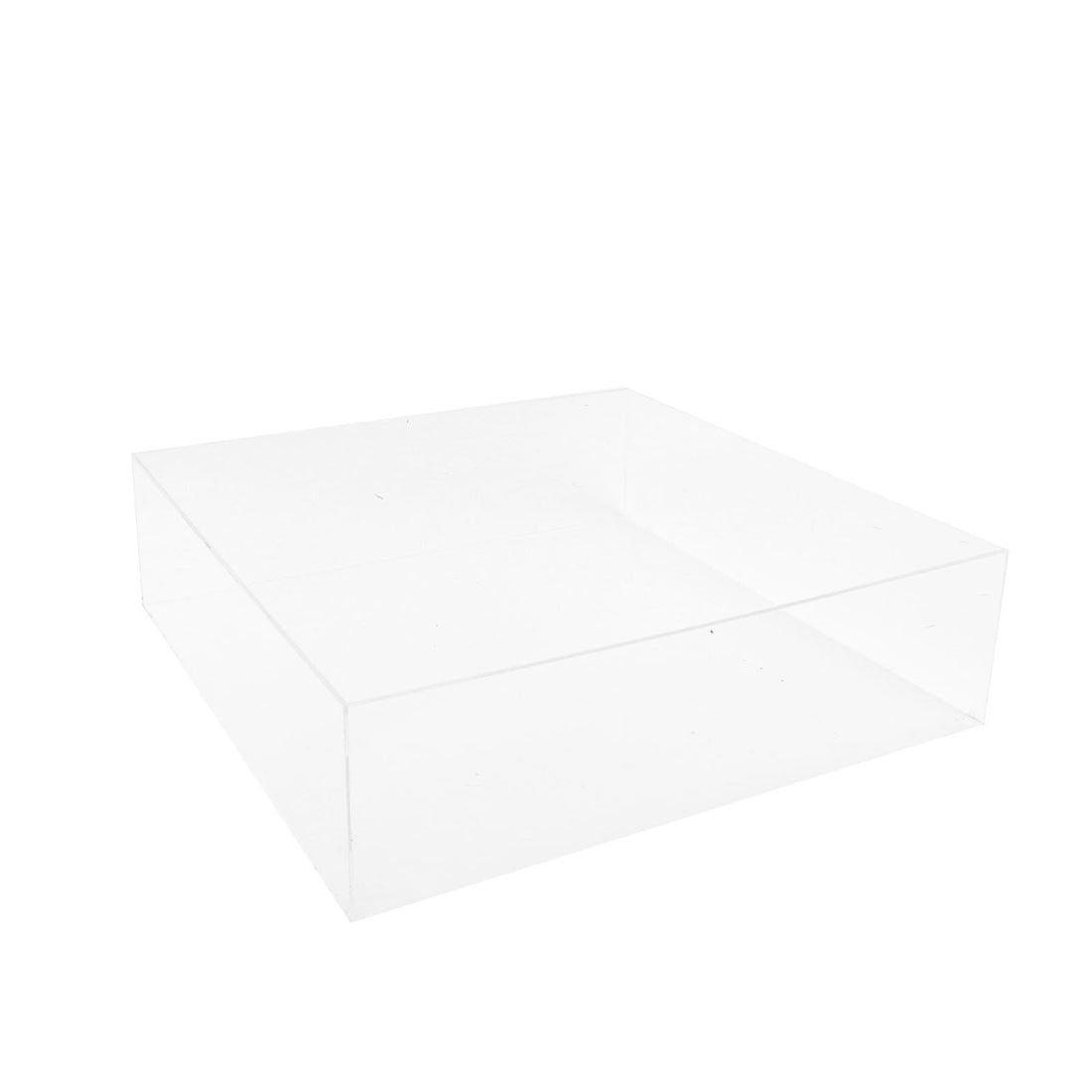 Clear Acrylic Cake Box Stand 18x18" | eFavormart