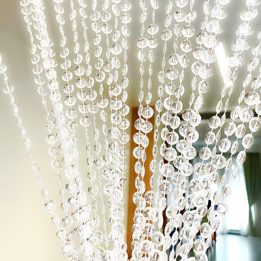 Acrylic Crystal Beaded Curtain 5ftx12ft | eFavormart