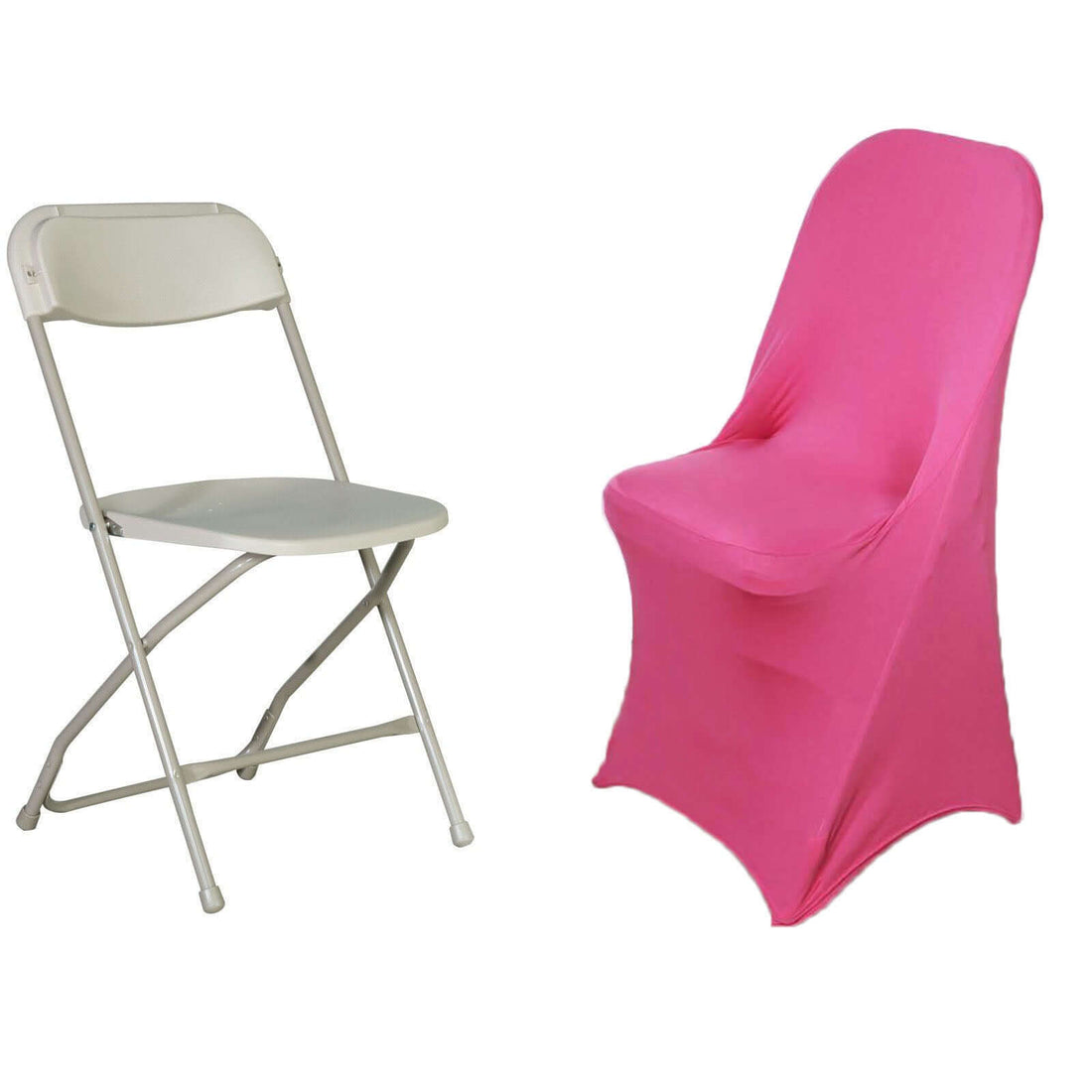 Spandex Folding Chair Cover Fuchsia | eFavormart