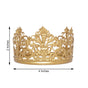 Metal Princess Crown Cake Topper 2" Gold | eFavormart