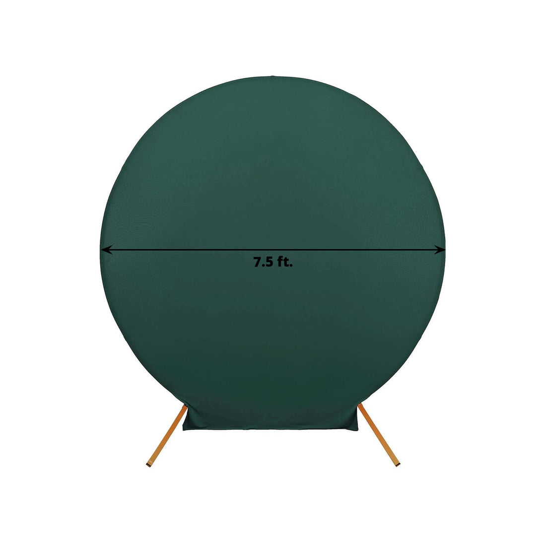 7.5ft Emerald Spandex Backdrop Stand Cover | eFavormart
