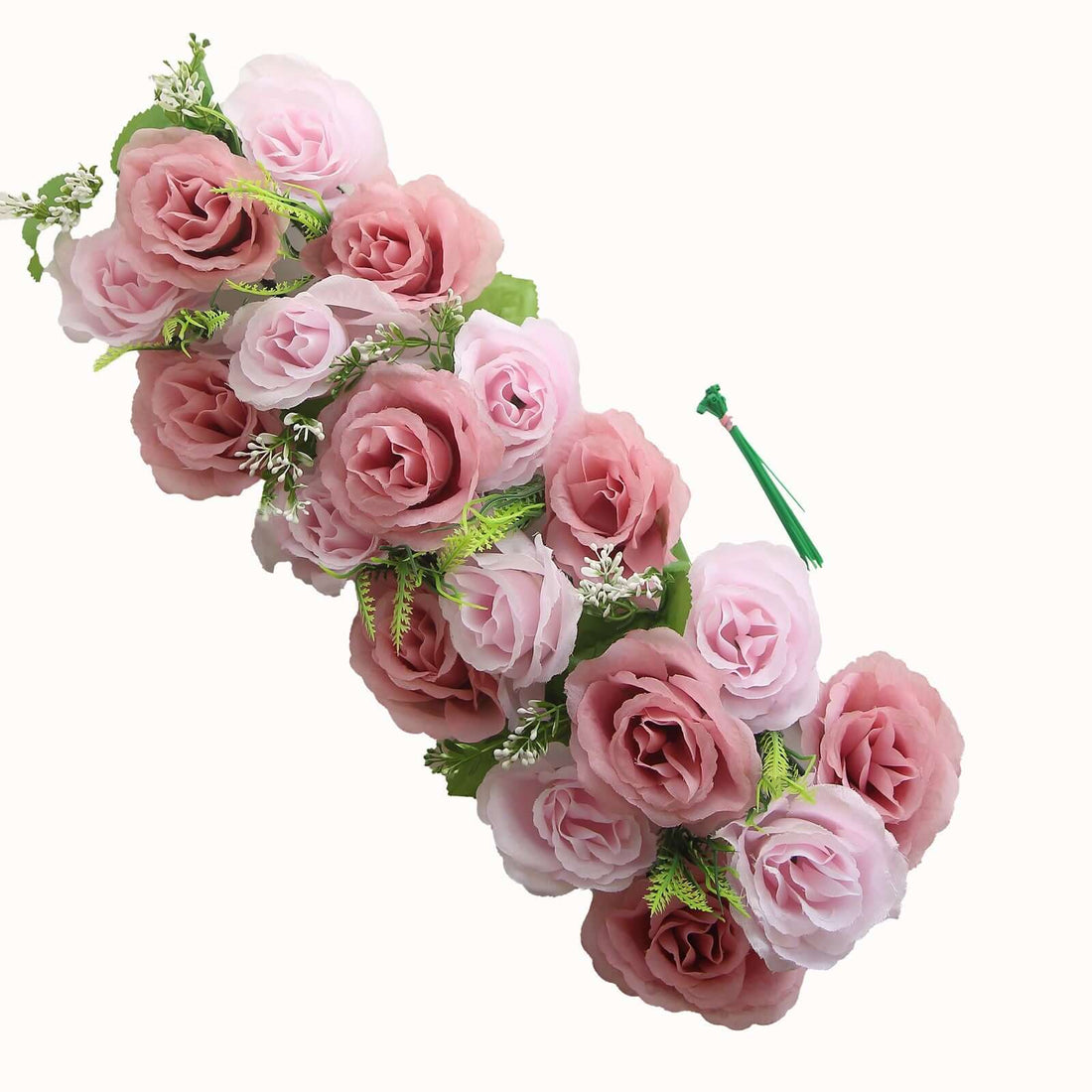 6-Pack Blush Silk Flower Panel Table Runner | eFavormart