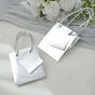 12-Pack 5" Silver Foil Paper Gift Bags | eFavormart