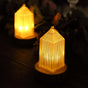 Clear Acrylic LED Lanterns Hanging Warm White 3" | eFavormart