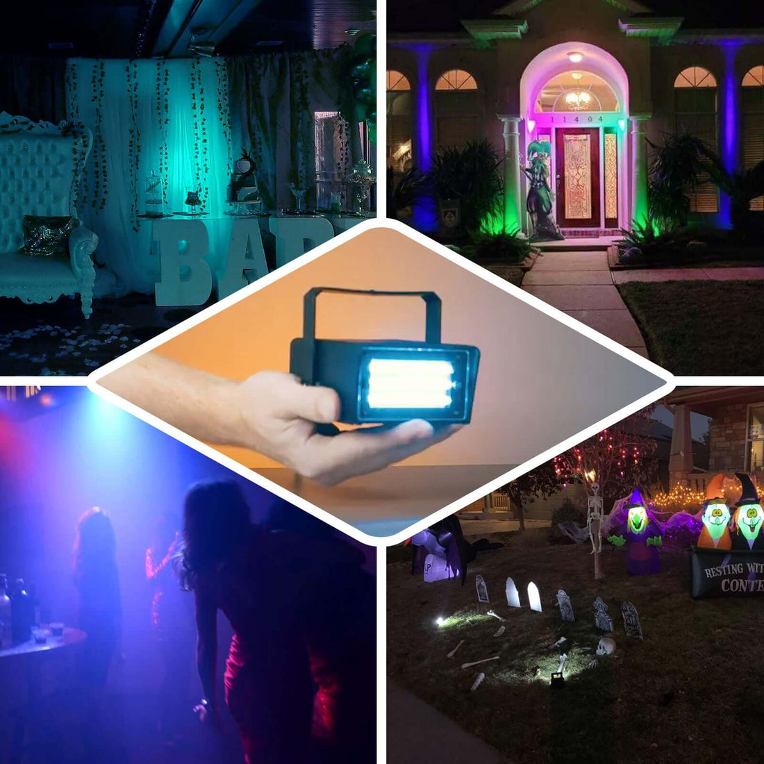 35W Mini Bright Blue Strobe Light | eFavormart