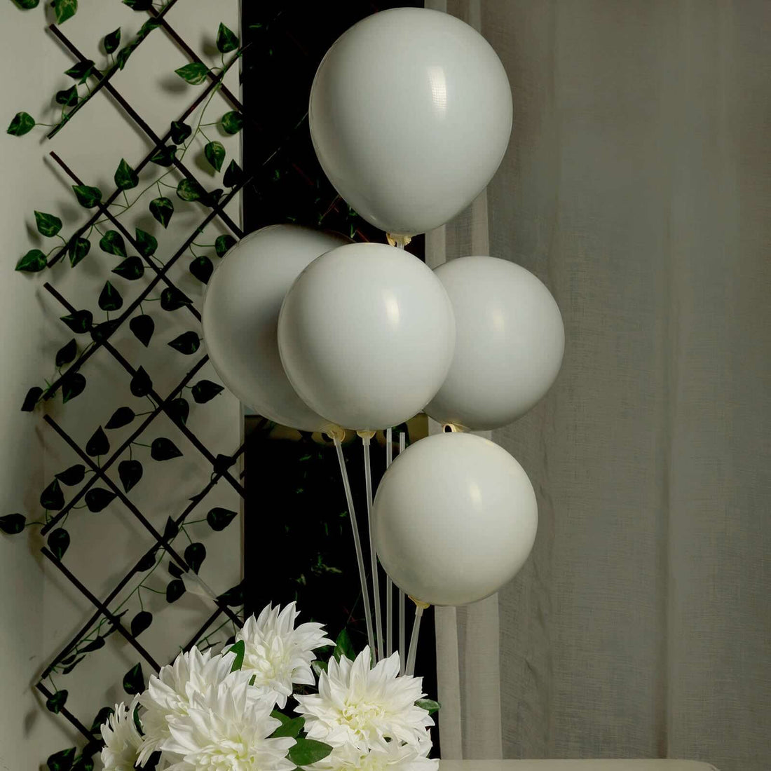 25-Pack 10" Matte Gray Party Balloons | eFavormart