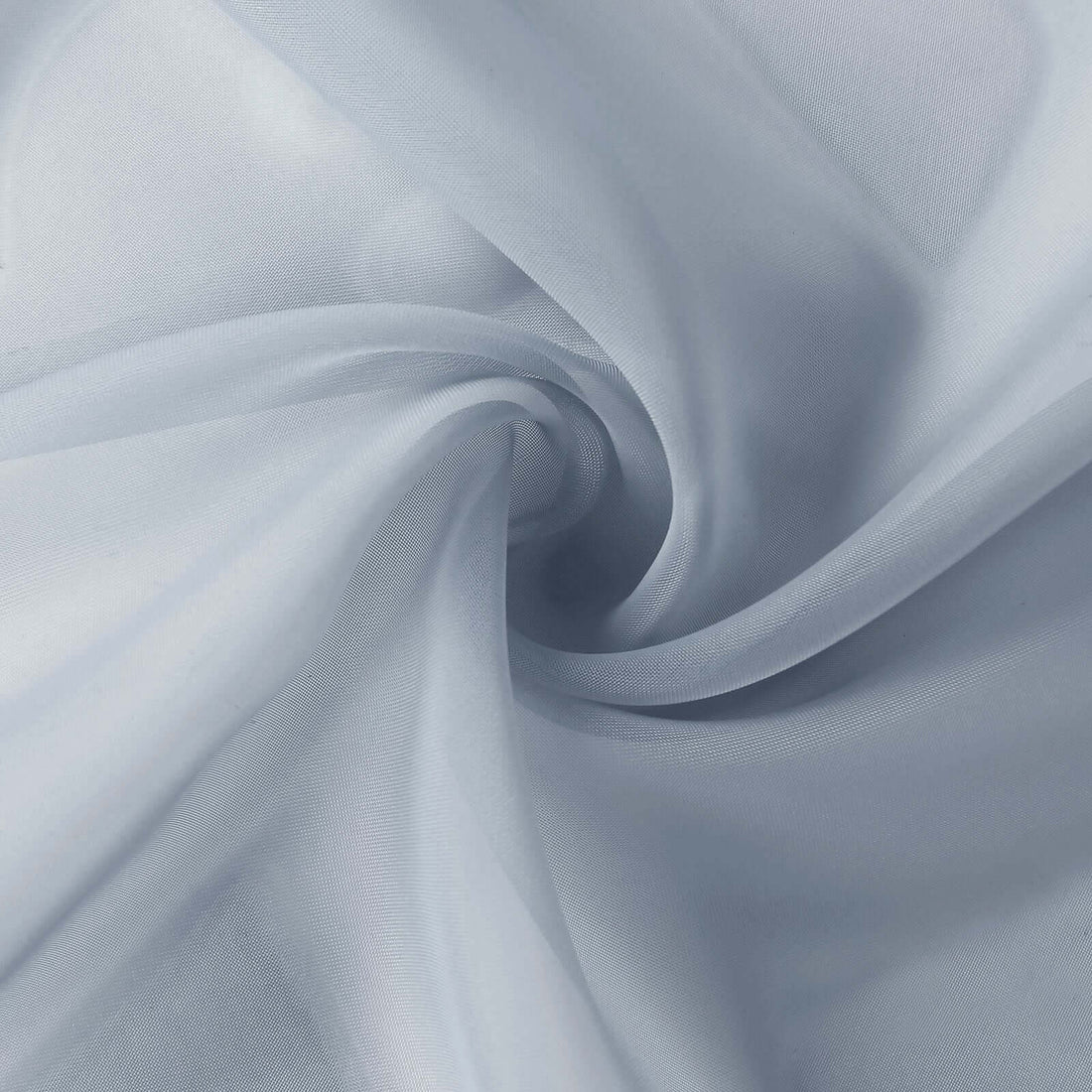 5ftx14ft Premium Dusty Blue Chiffon Drape Curtain | eFavormart