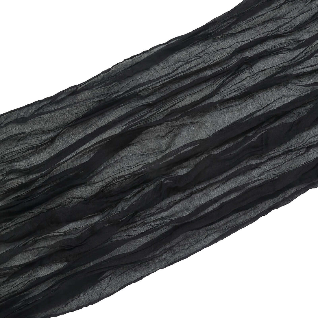 Black Gauze Cheesecloth Draping Fabric 20ft | eFavormart