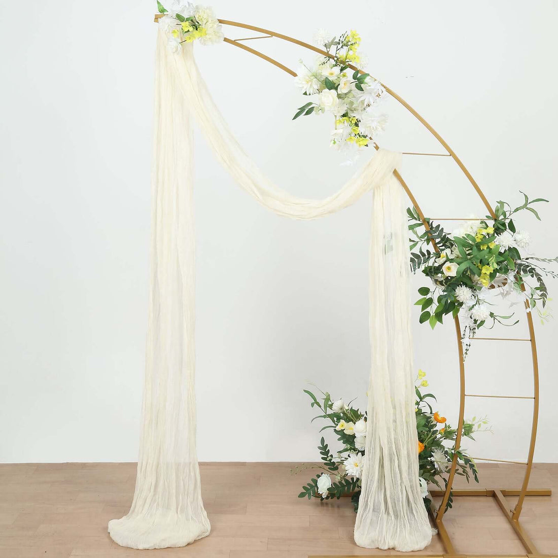 Ivory Gauze Cheesecloth Draping Fabric 20ft | eFavormart