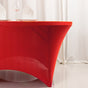 Stretch Spandex Tablecloth 60in Red | eFavormart