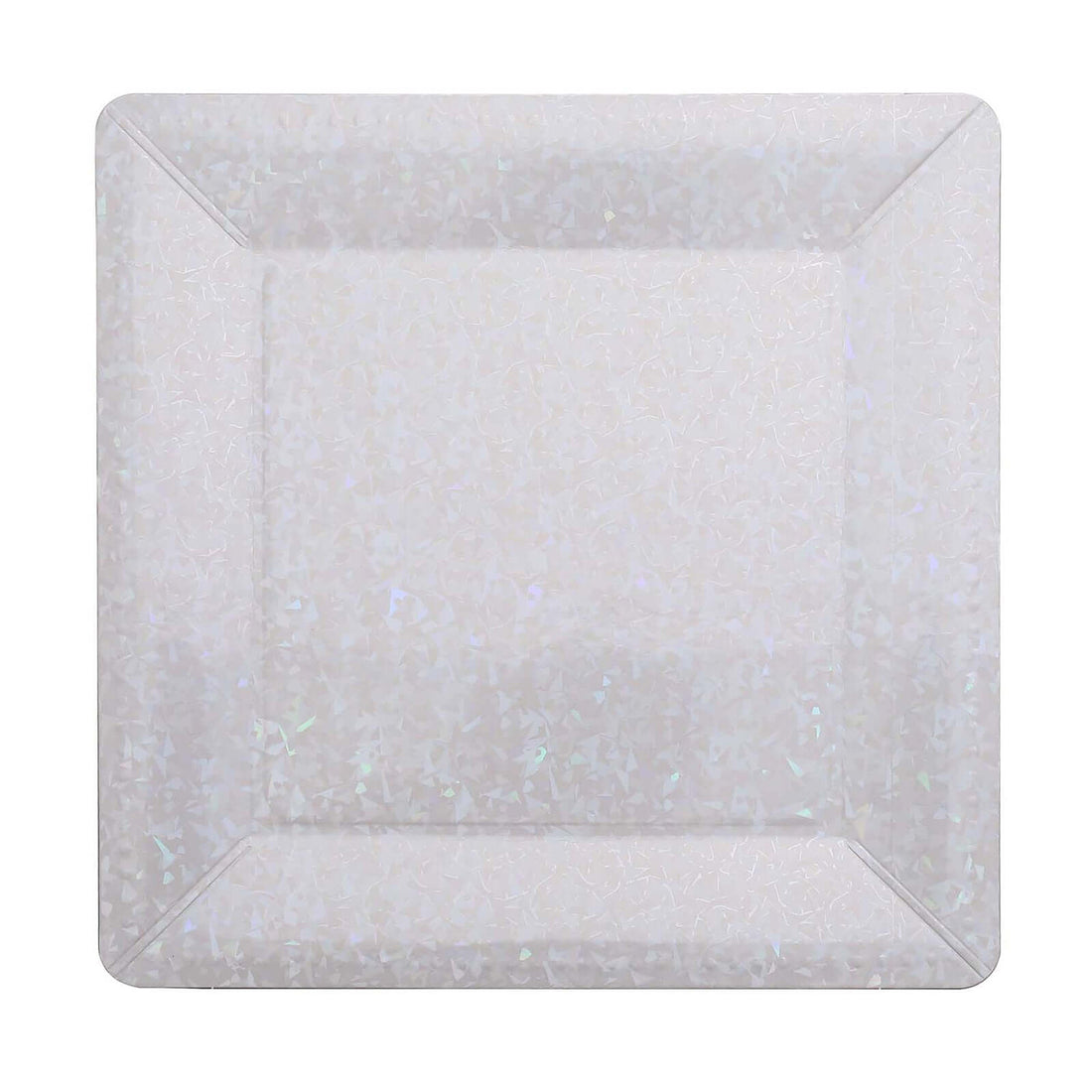 Paper Square Charger Plates 13" Iridescent | eFavormart