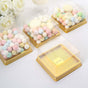 50-Pack Gold Square Mini Dessert Boxes | eFavormart