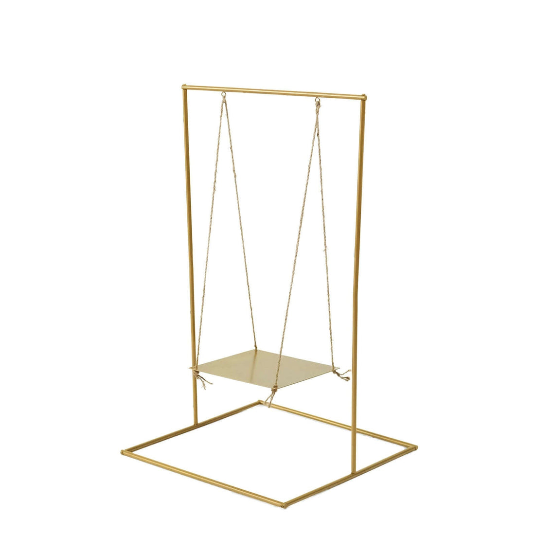 Metal Cake Swing Stand 3ft Gold | eFavormart