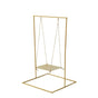 Metal Cake Swing Stand 3ft Gold | eFavormart