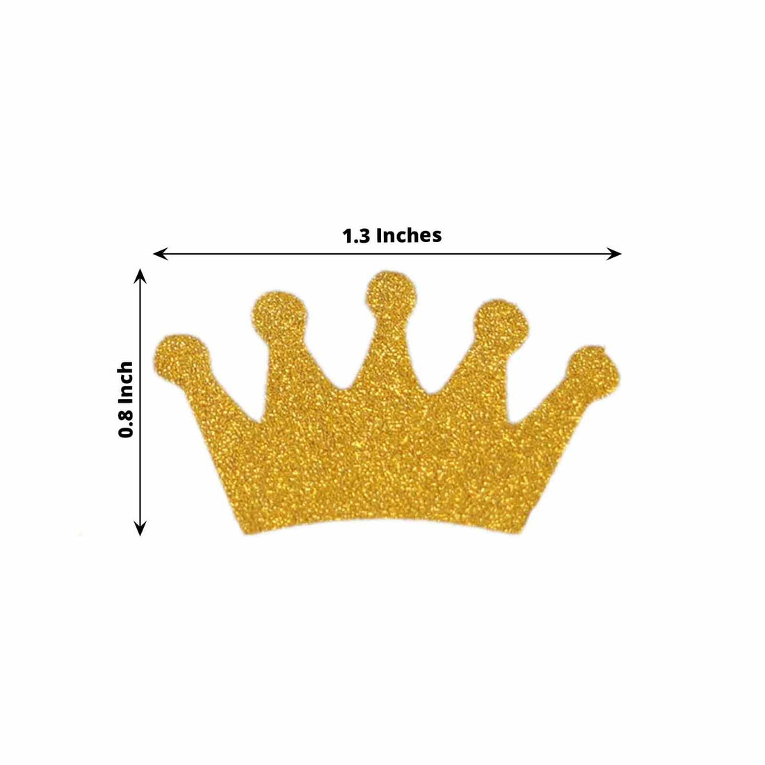Princess Crown Paper Confetti Gold | eFavormart