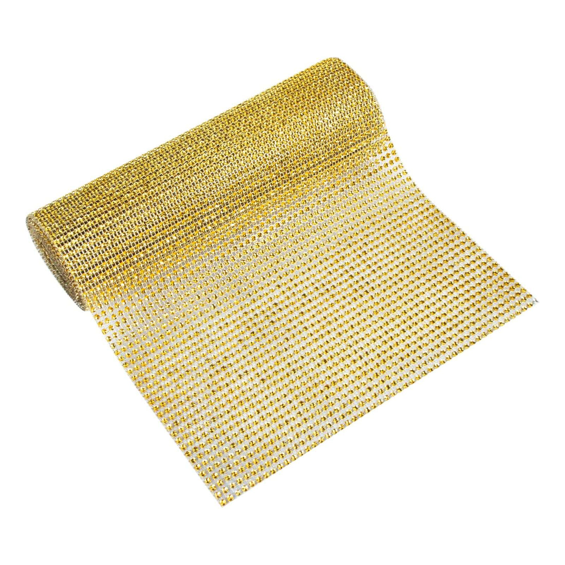 Rhinestone Table Runner 10"x108" Gold | eFavormart