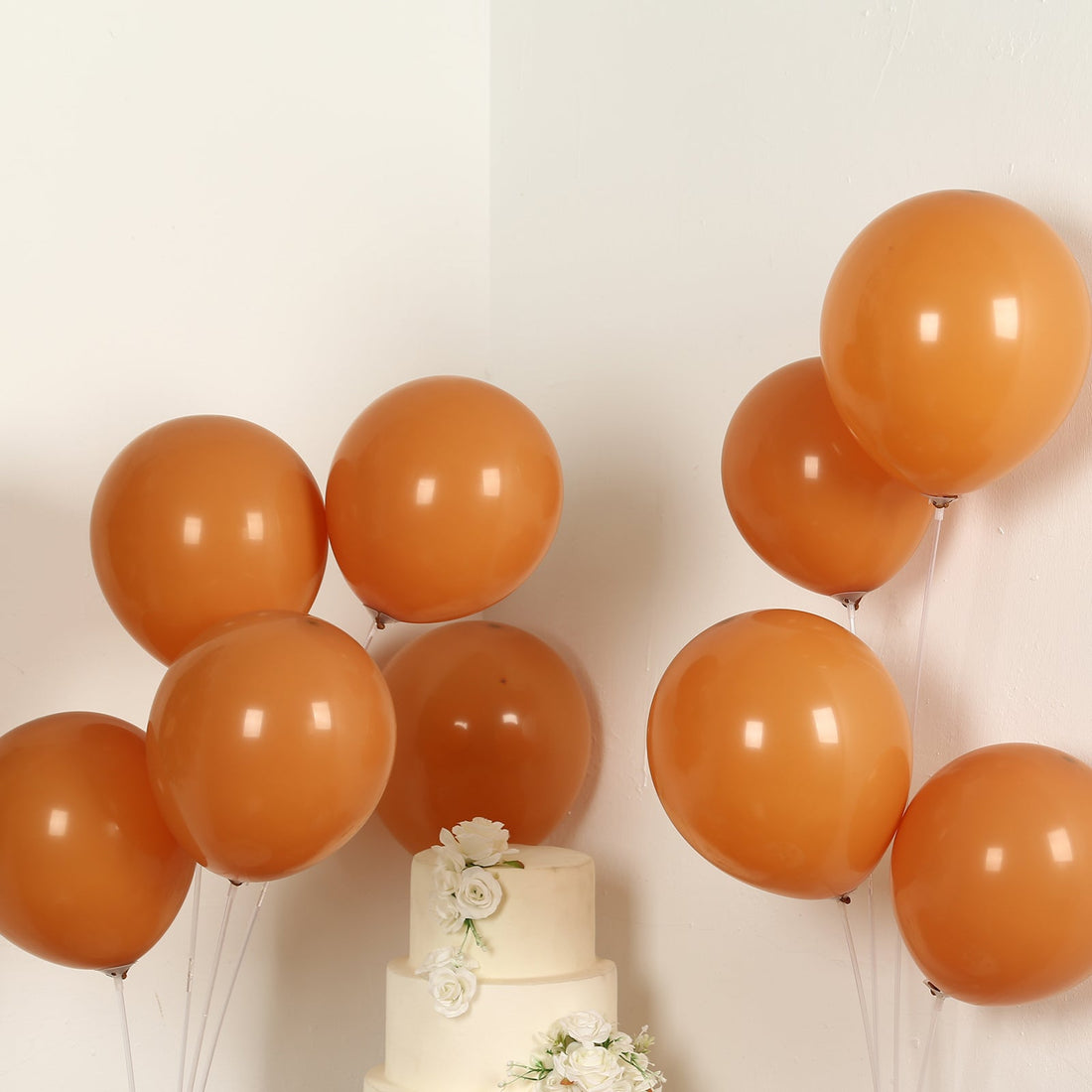 12" Pastel Caramel Biodegradable Latex Balloons | eFavormart