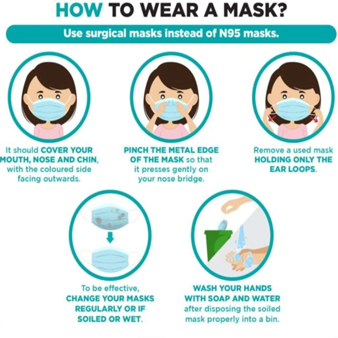 Natural Disposable Face Mask Non Woven Mask With Ear Loop | eFavormart