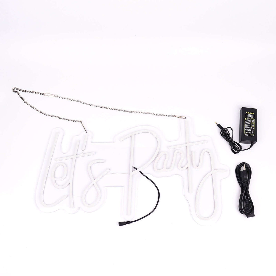 LED Neon Party Light Sign 23" with Chain | eFavormart