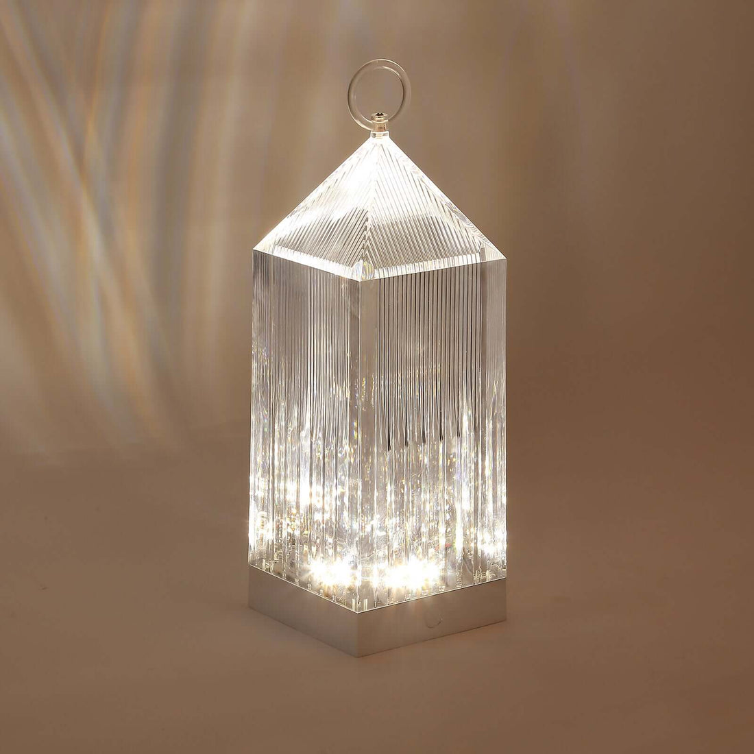 Acrylic LED Lantern Lamp Retro Lighthouse 11" | eFavormart