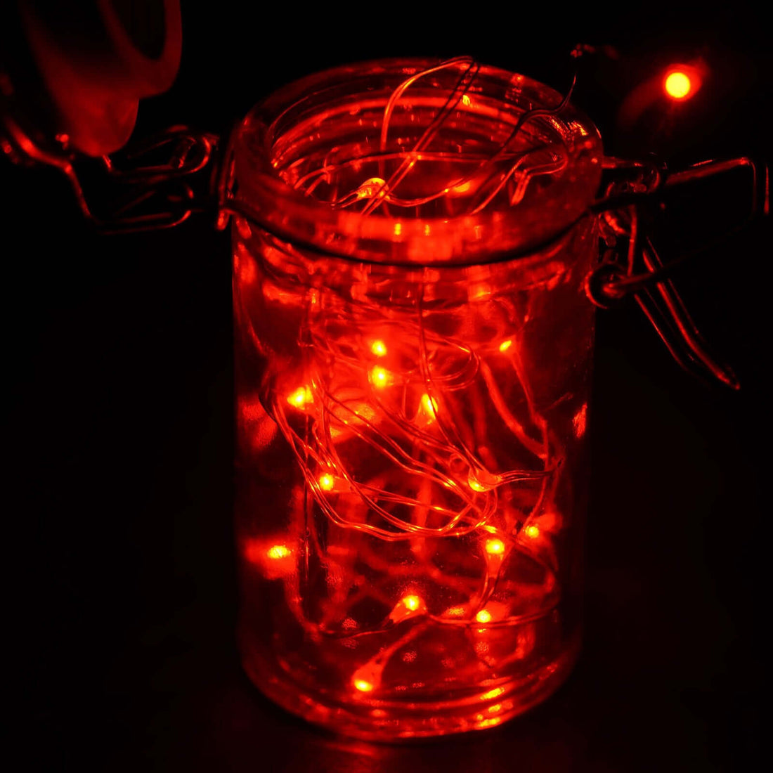 Starry Bright String Lights Red 90" | eFavormart