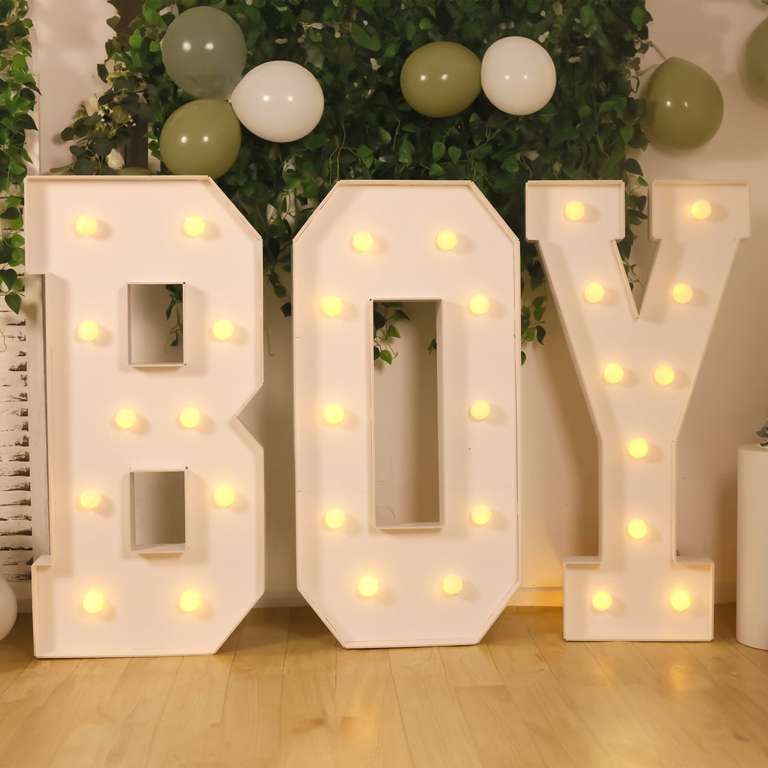 4ft White LED Marquee Letter "O" | eFavormart