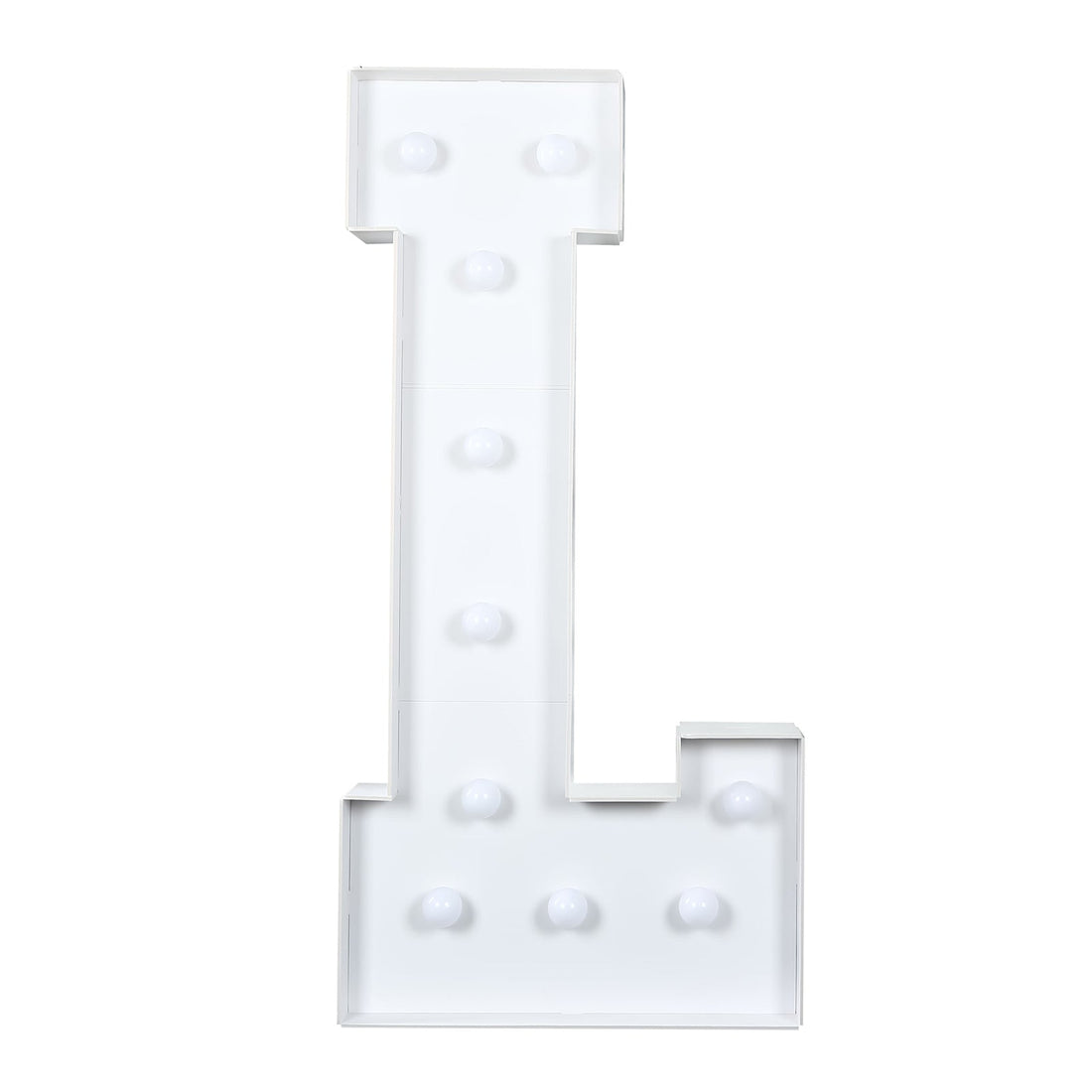 4ft White LED Marquee Letter "L" | eFavormart