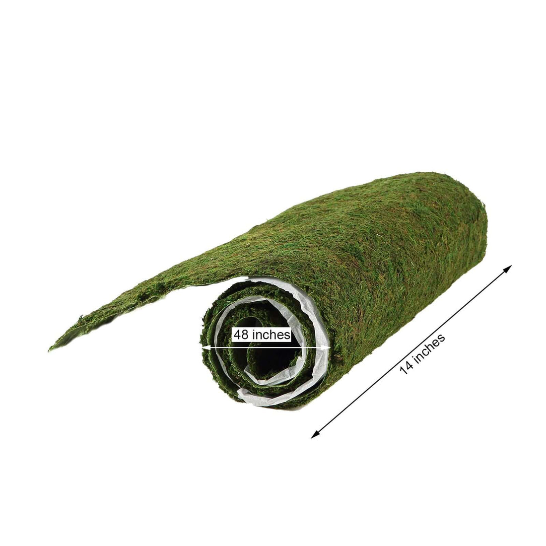Preserved Moss Table Runner 14"x48" Green | eFavormart