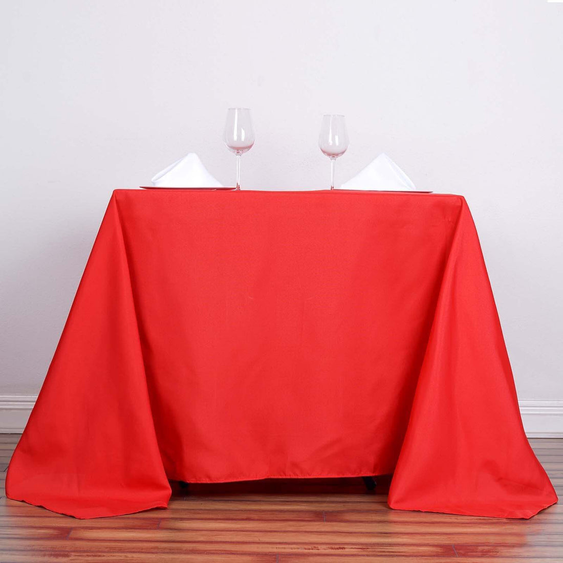 Polyester Square Overlay 90"x90" Red | eFavormart