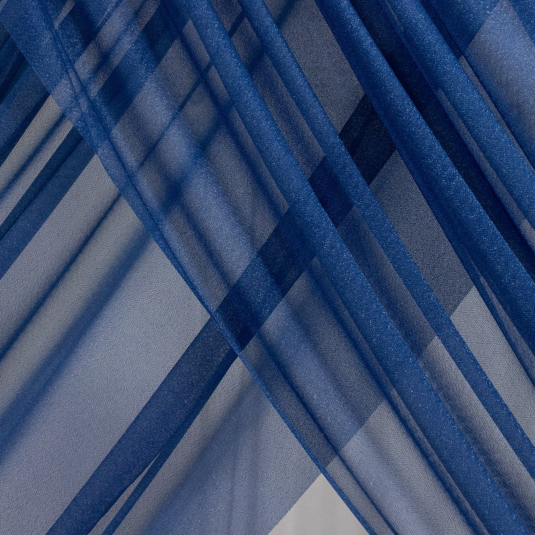 Navy Blue Sheer Wedding Arch Drapery 5x14ft | eFavormart