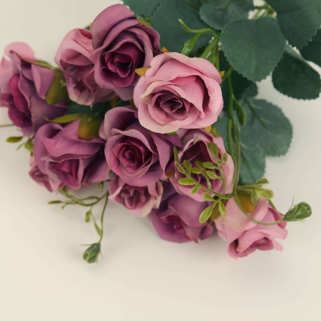 2-Pack 12" Dusty Rose Artificial Roses | eFavormart
