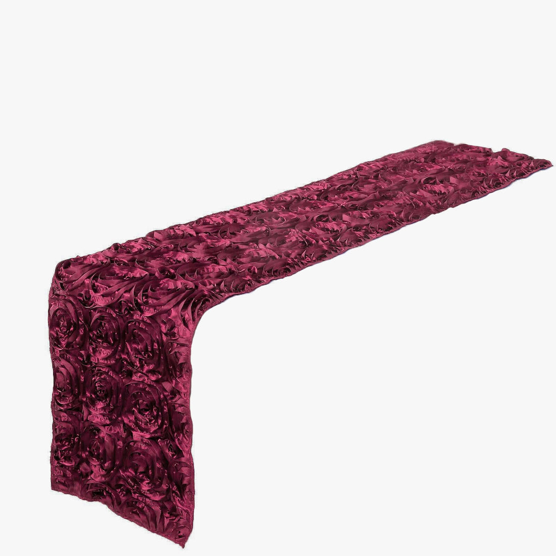 Satin Table Runner 14"x108" Burgundy | eFavormart