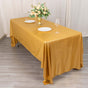 Sequin Dots Tablecloth 60"x126" Gold | eFavormart
