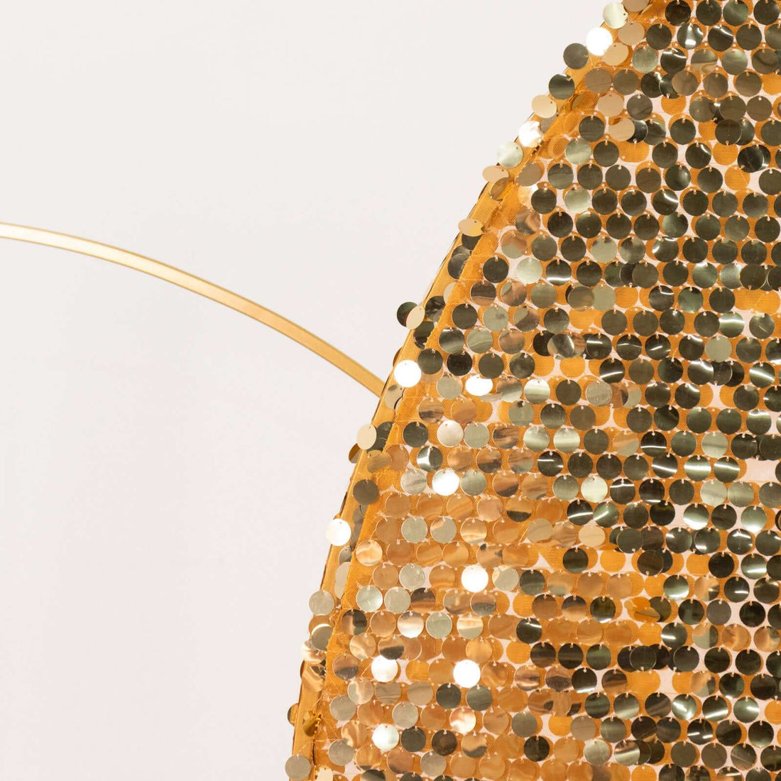 Gold Sequin Wedding Arch Backdrop 7ft | eFavormart