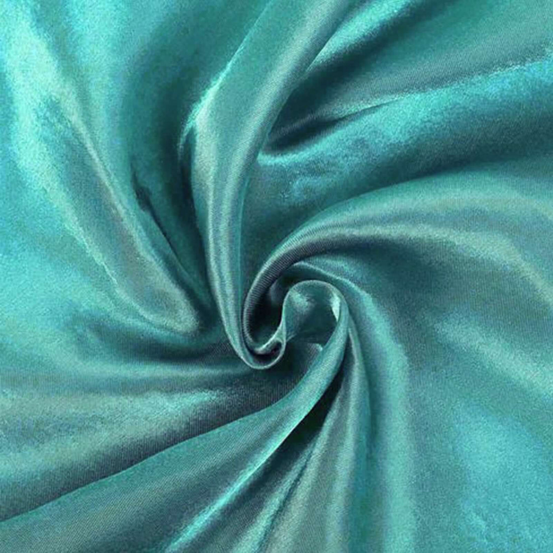 Satin Tablecloth 90"x132" Turquoise | eFavormart