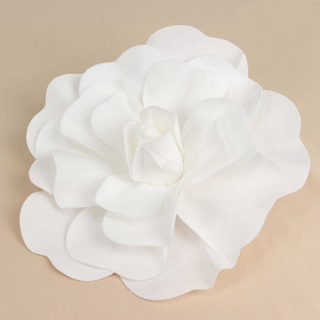 4-Pack 16" Large White Foam Craft Roses | eFavormart